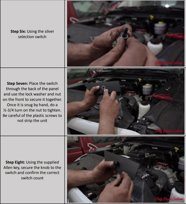 CSP5 Switch Installation Instructions – Dirty Diesel Customs